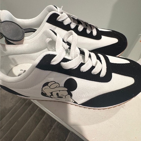 Primark | Shoes | Primark Mickey Mouse Sneakers Black And White | Poshmark